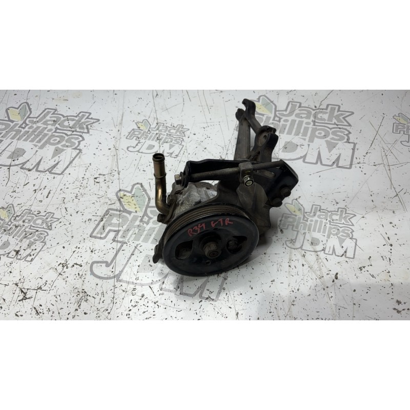 Nissan Skyline R34 GTR RB26DETT Power Steering Pump with Bracket 49110 ...