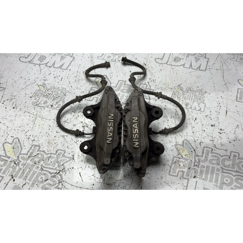 Nissan Skyline R32 GTST 300ZX Z32 TT Four Piston Front Brake Caliper Pair